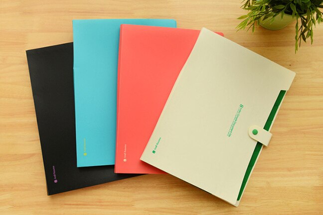 1 Pc 4 Color File Bag File Folder for Document Org... – Grandado