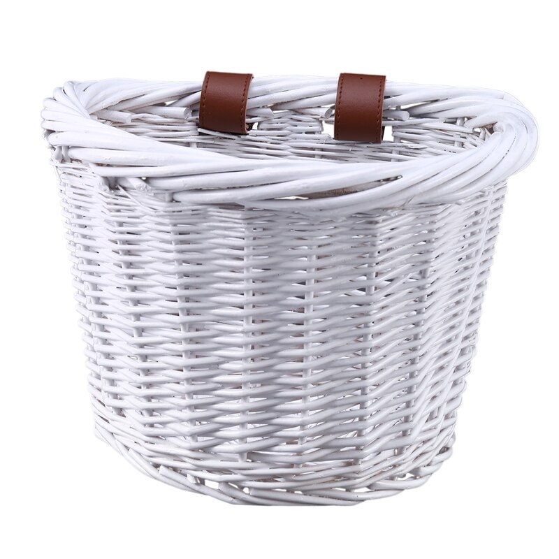 Retro Bicycle Front Basket Wicker Bicycle Storage ... – Grandado