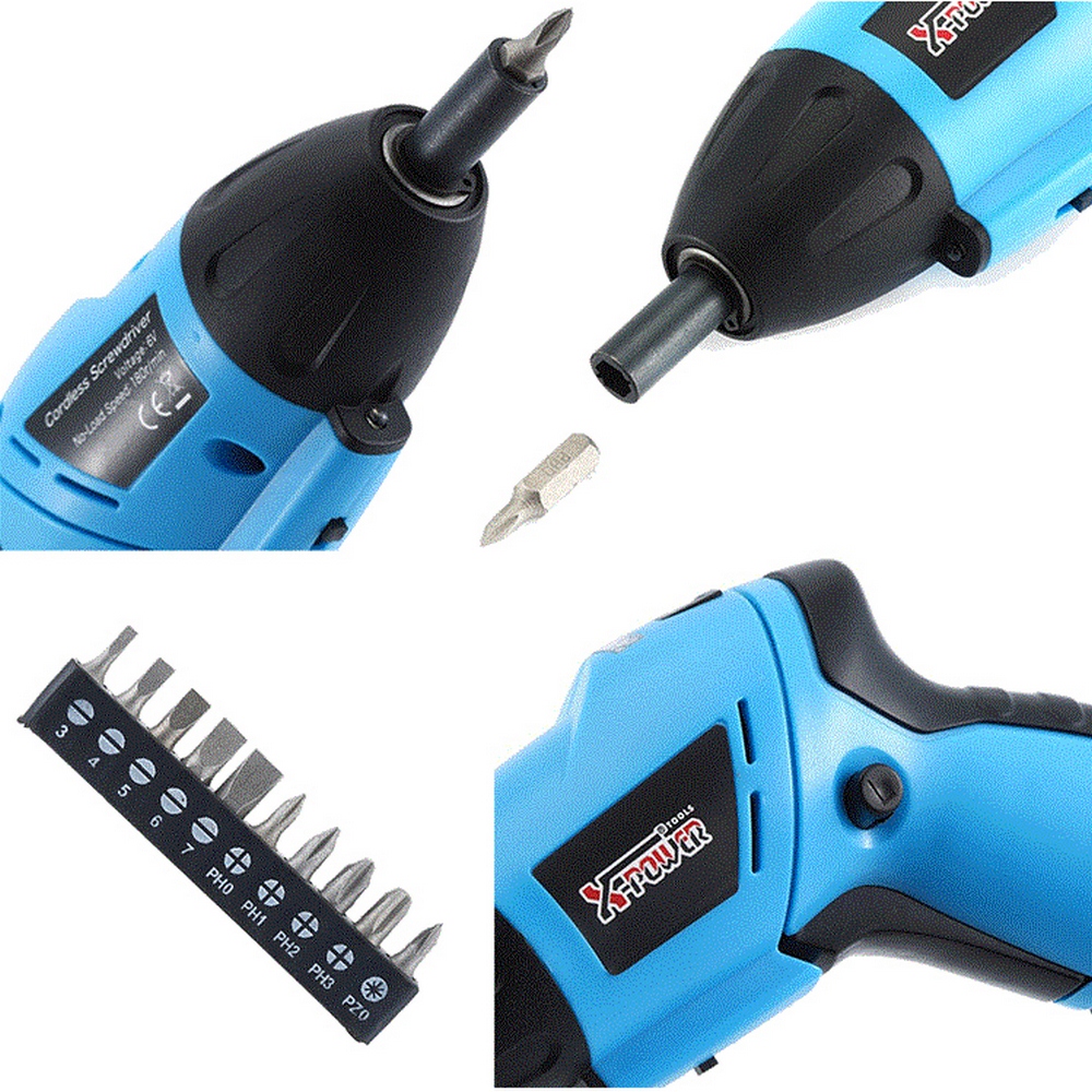 10 In 1 Elektrische Schroevendraaier Set 6V Schroe... – Vicedeal