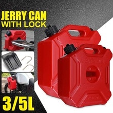 3L Portable Jerry Can Gas Fuel Tank Plastic Petrol... – Grandado