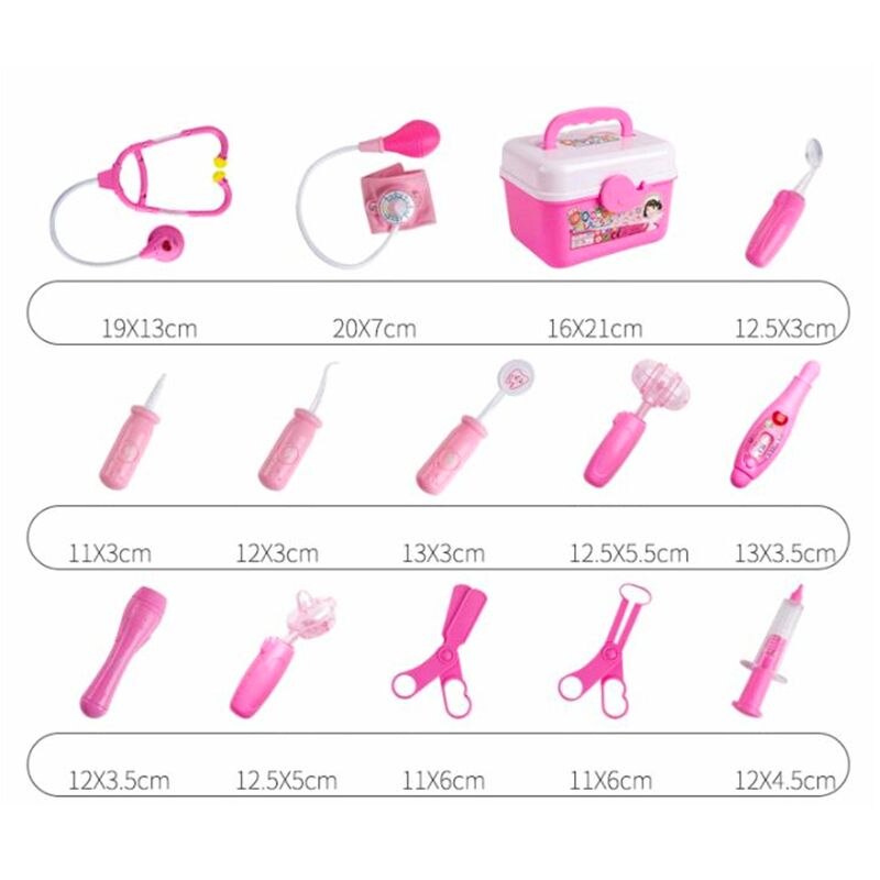 35-45 Pcs Girls Role Play Doctor Game Medicine Sim... – Grandado