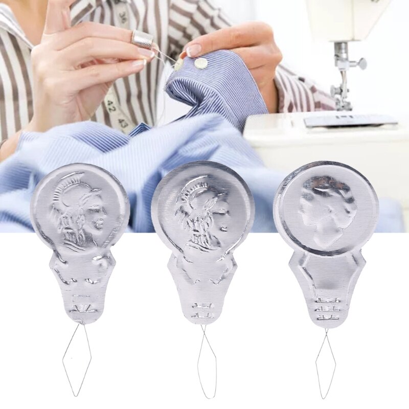 100pcs Bow Wire Loop Needle Threader Stitch Insert... – Vicedeal
