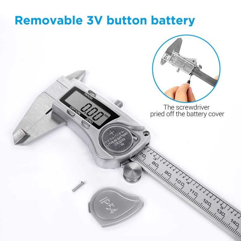Digital Vernier Caliper IPX54 Waterproof Stainless... – Grandado