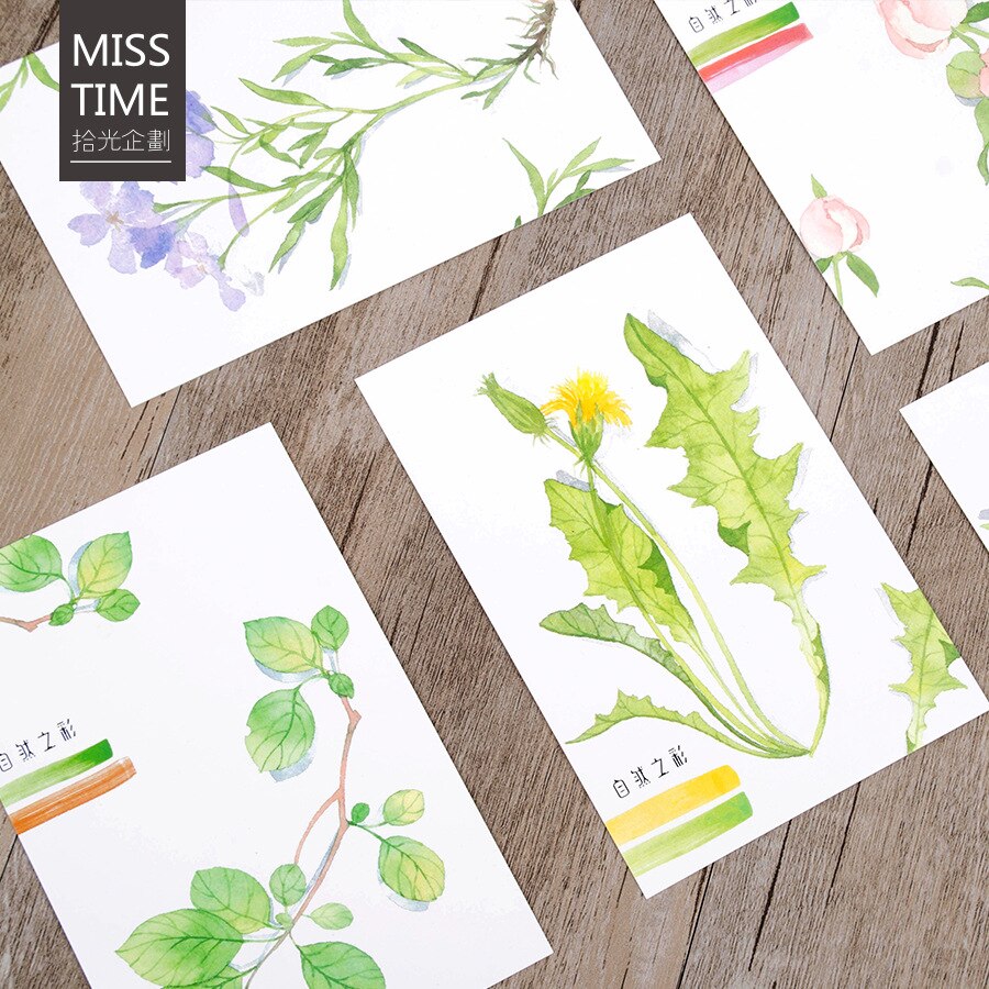 30 sheets/LOT Natural Color series Postcard /Greet... – Grandado