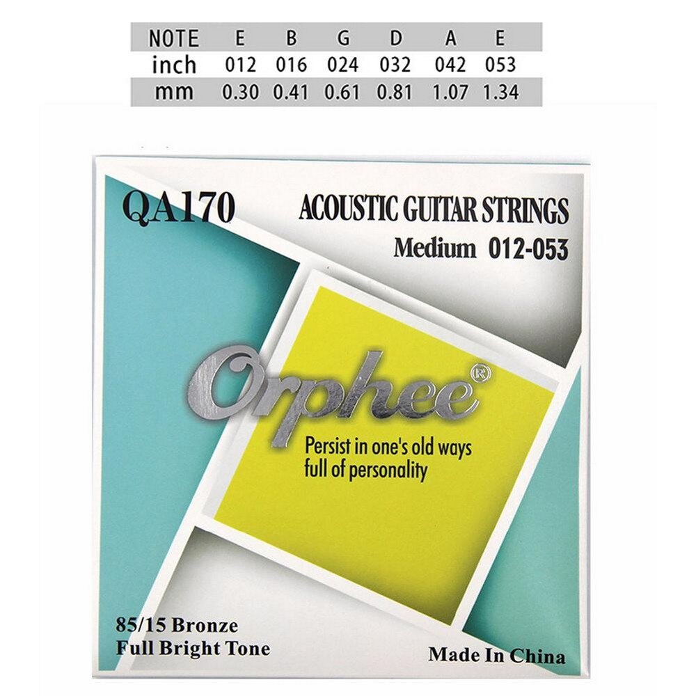 Orphee QA Serie 6Pcs Akustische Folk-gitarre Saite... – Vicedeal