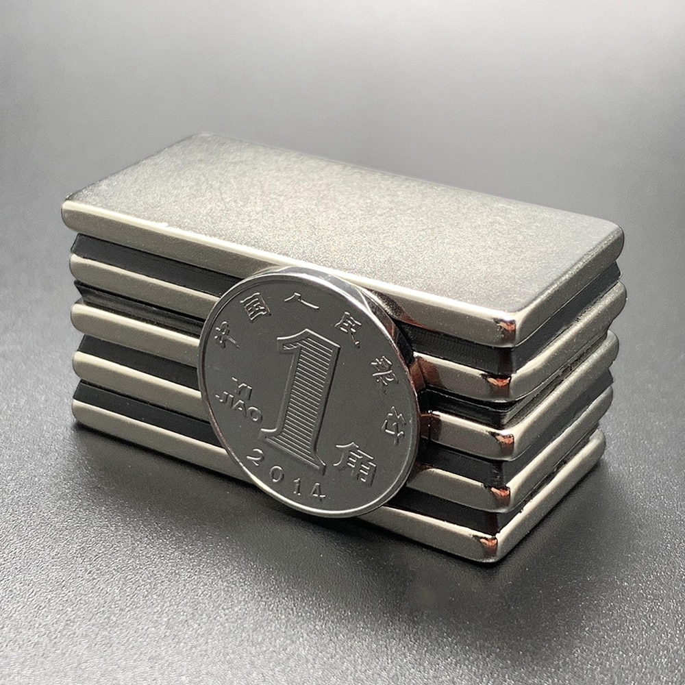 1/5psc Neodym magnet 40x20x3 N35 platz super stark... – Vicedeal
