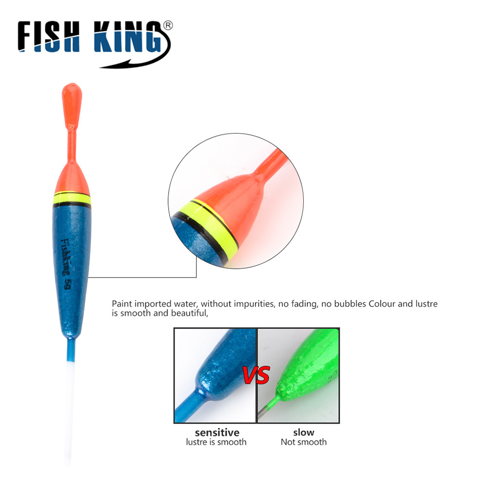 FISH KING 4 unids/lote, conjunto De boya con mezcl... – Grandado