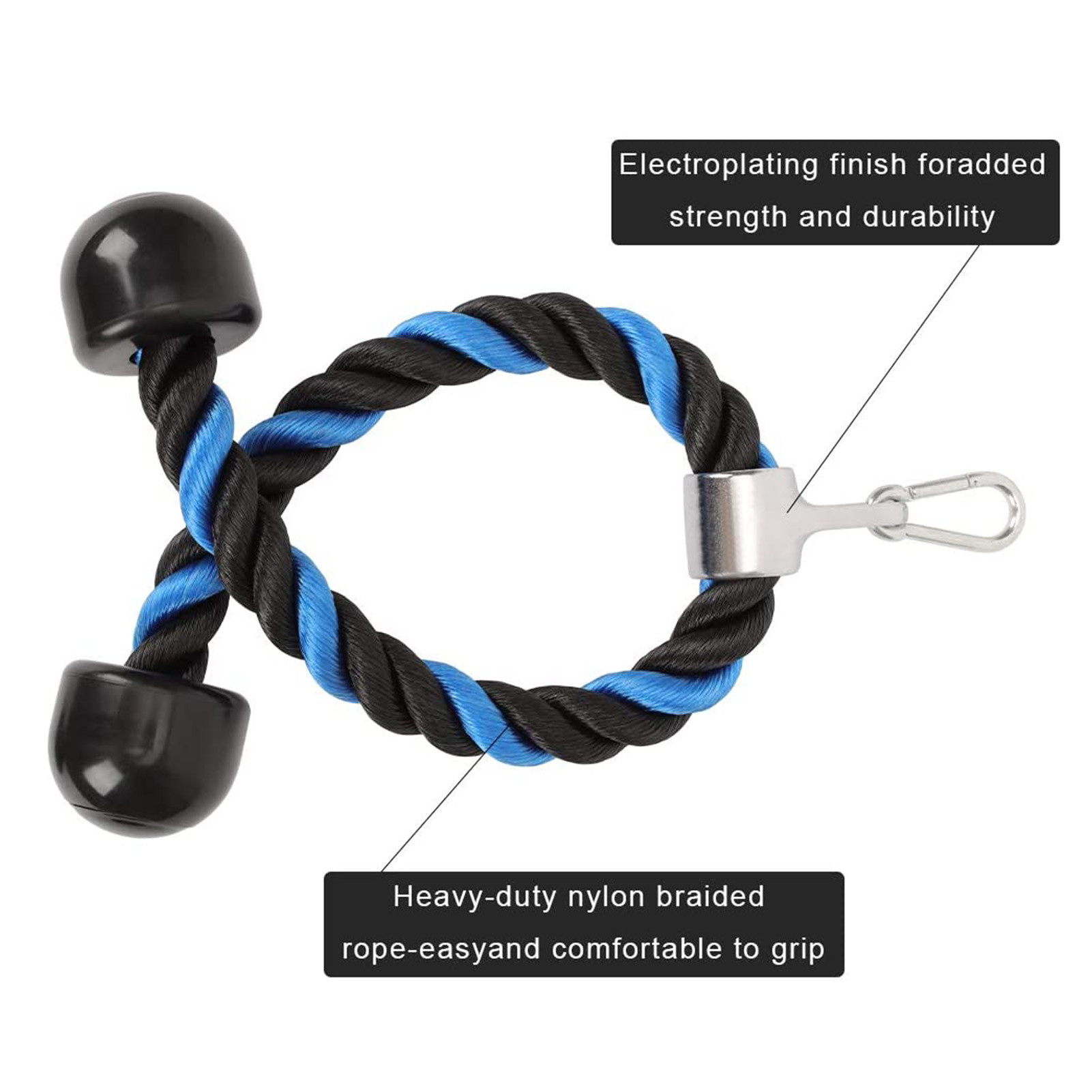 Tricep Rope Push Pull Down Cord Fitness Body Build... – Grandado