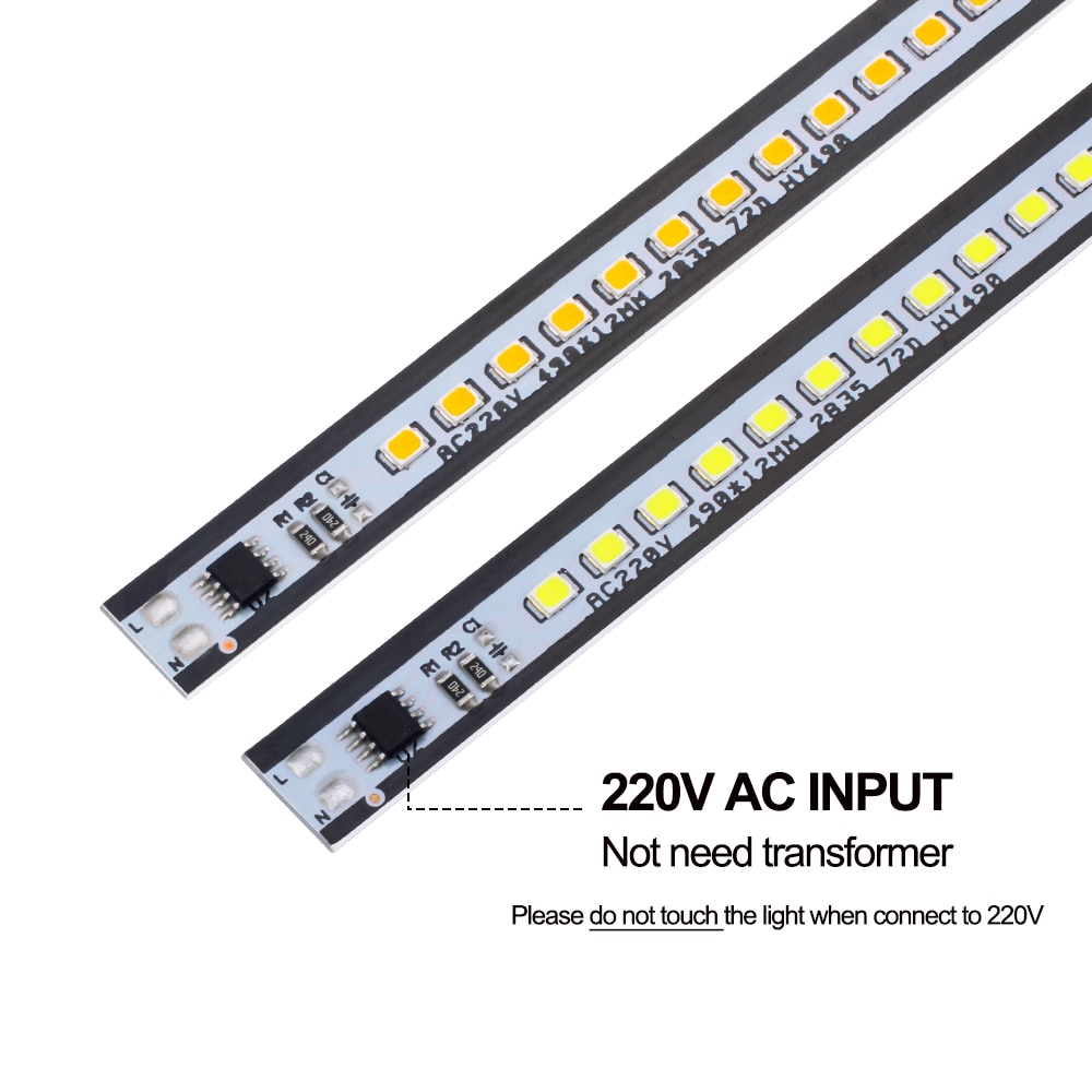 10PCS x 49cm LED Bar Light Strip 2835 SMD 72LEDs 2... – Vicedeal