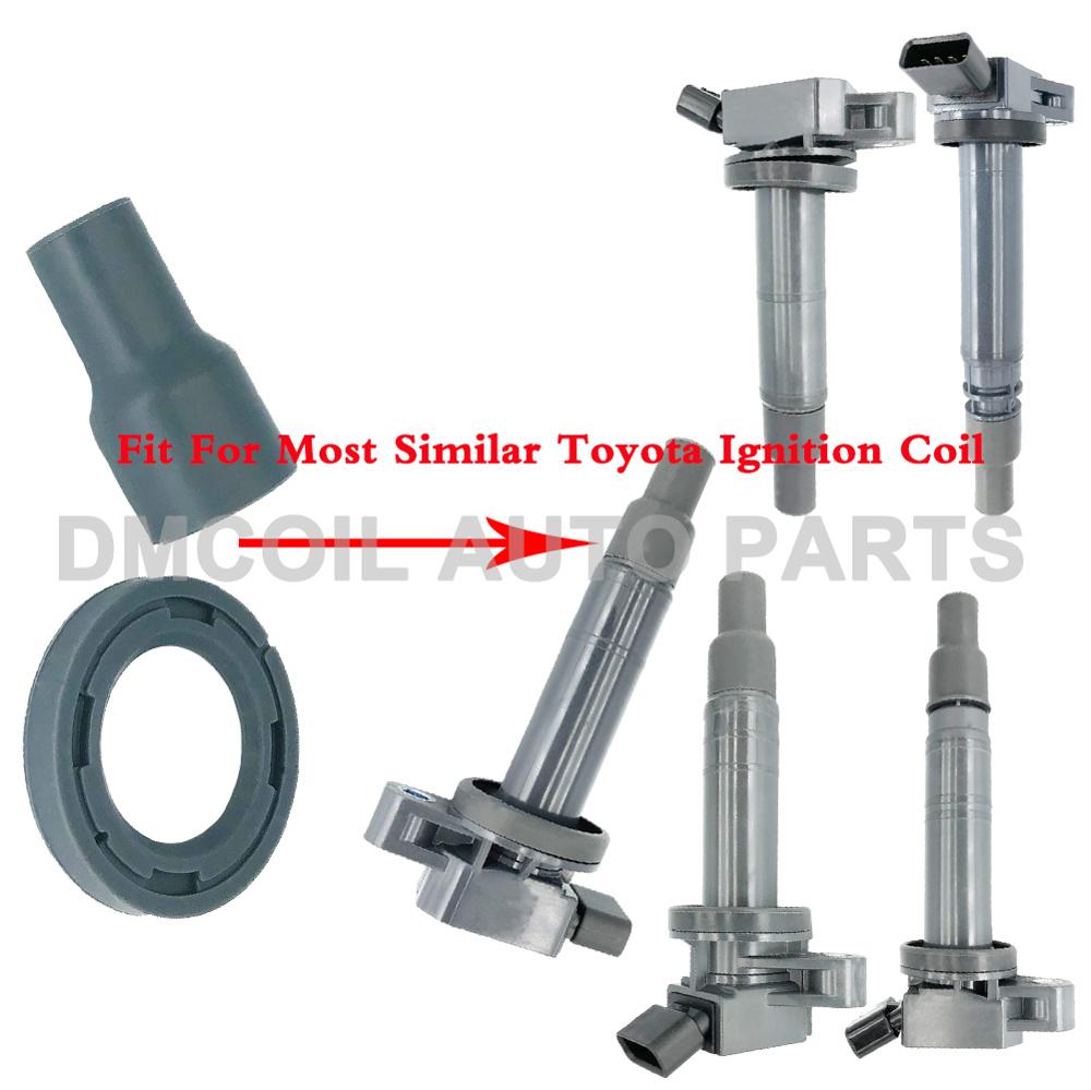 IGNITION COIL RUBBER BOOTS WITH RING FOR TOYOTA CO... – Grandado