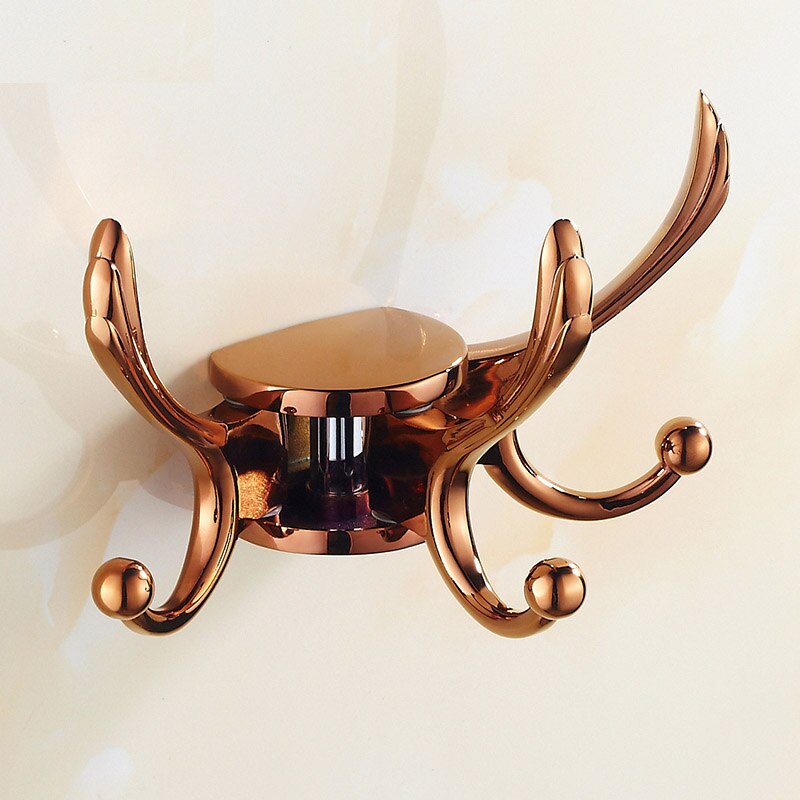 Luxus Rose Gold Bad Zubehör Messing Wand Montiert ... – Grandado