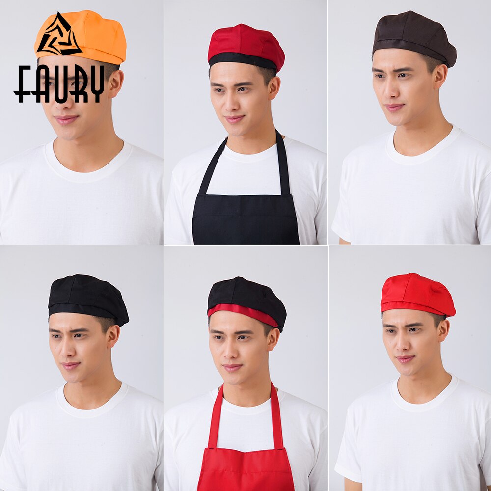 Multicolor Food Service Chef Waiter Work Hats Stri... – Grandado