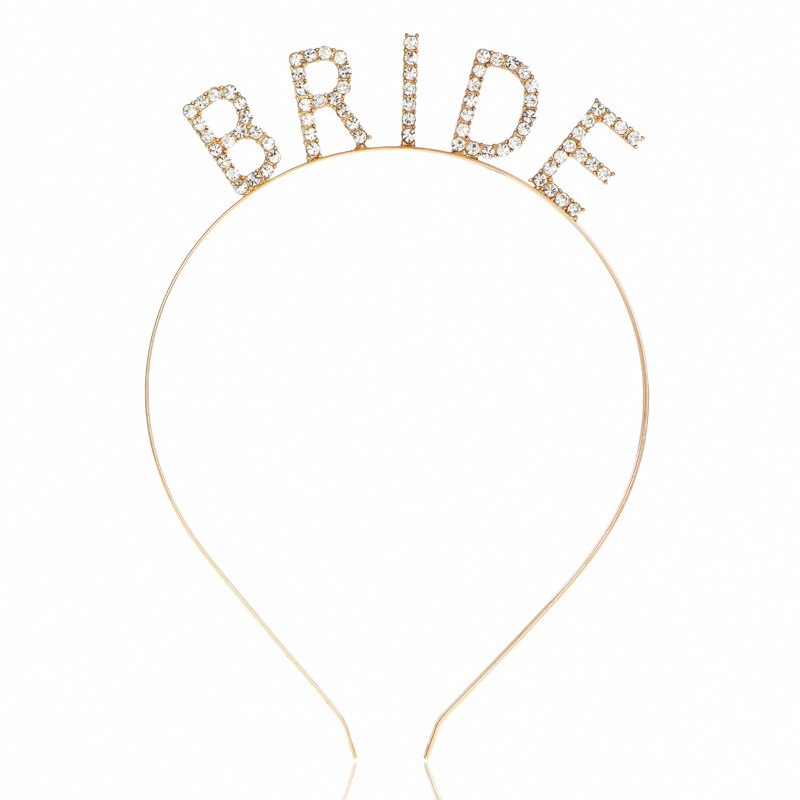 Wedding Hair Accessories Gold Bride to Be Set Brid... – Grandado