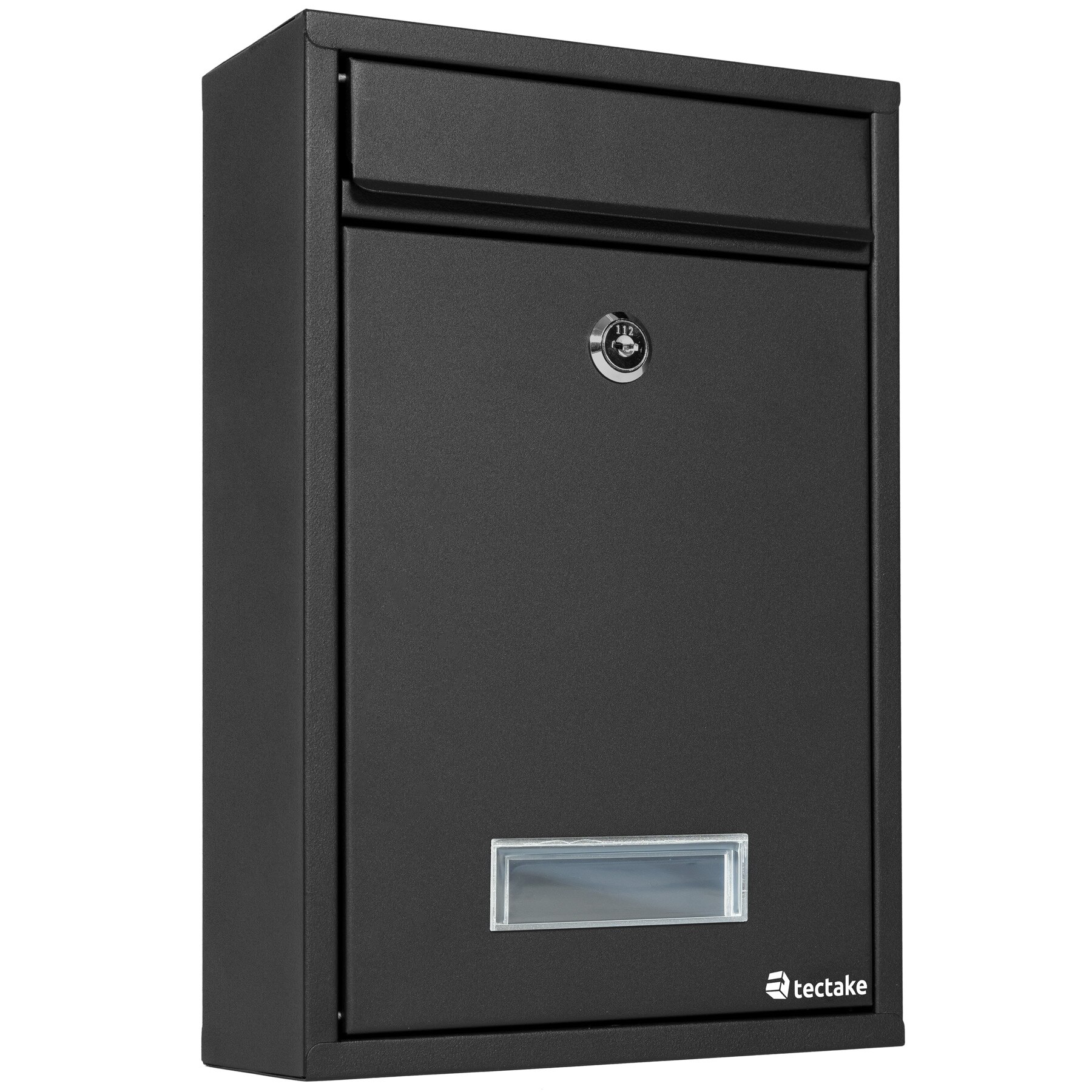 Tectake mailbox Edwin Schwarz-mailbox außerhalb ma... – Grandado
