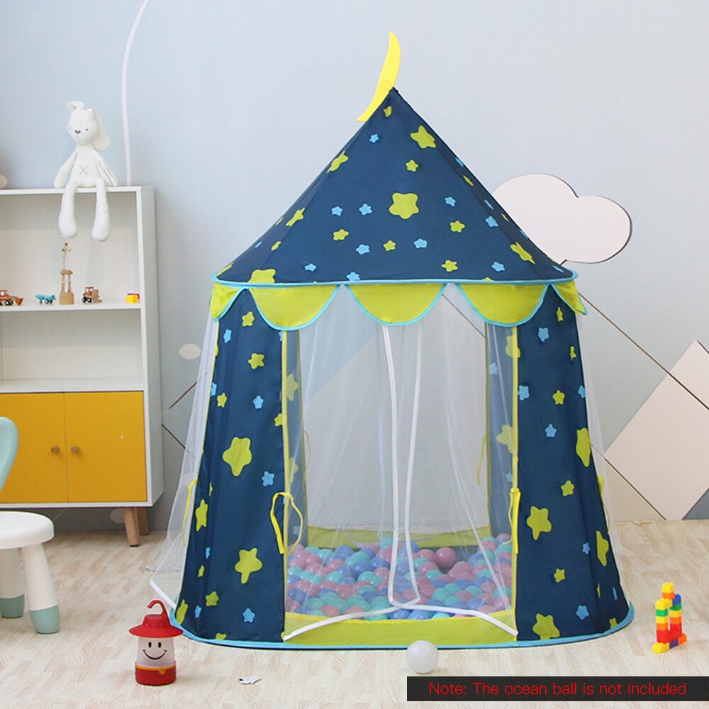 Kids Indoor Outdoor Play House Tent Rocket Ship Ga... – Grandado