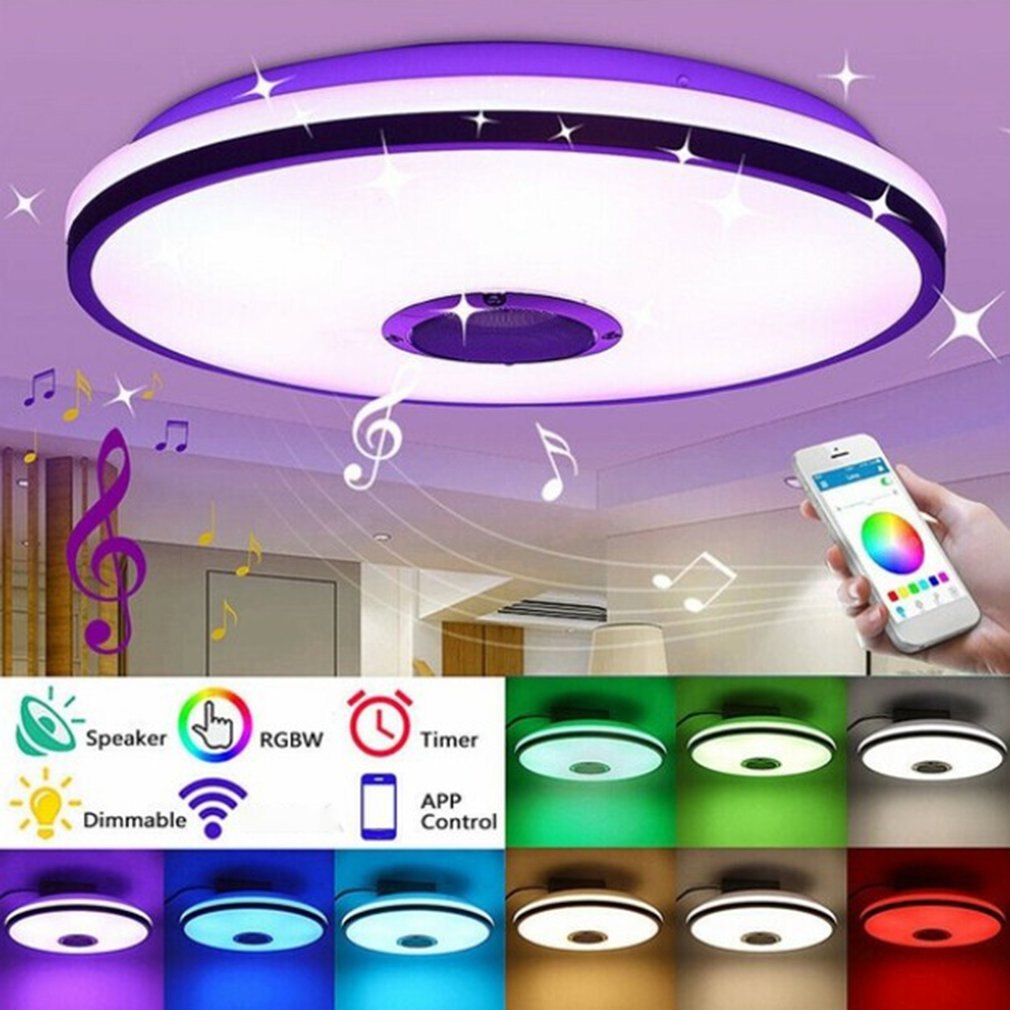 Smart Bluetooth Music LED ceiling Lights home Colo... – Vicedeal