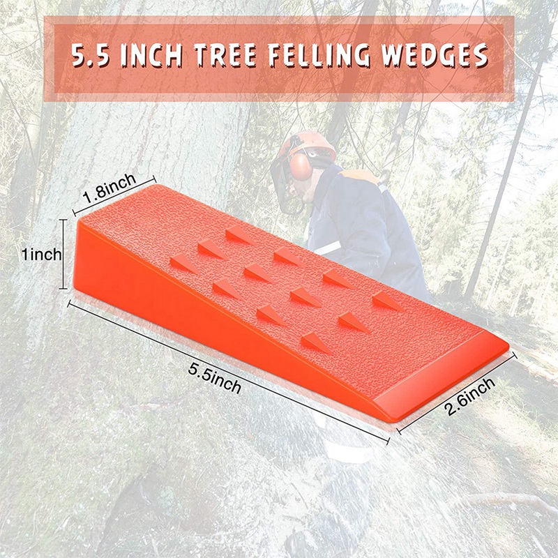 8 Pieces 5.5 Inch Tree Felling Wedges Spiked Wedge... – Vicedeal
