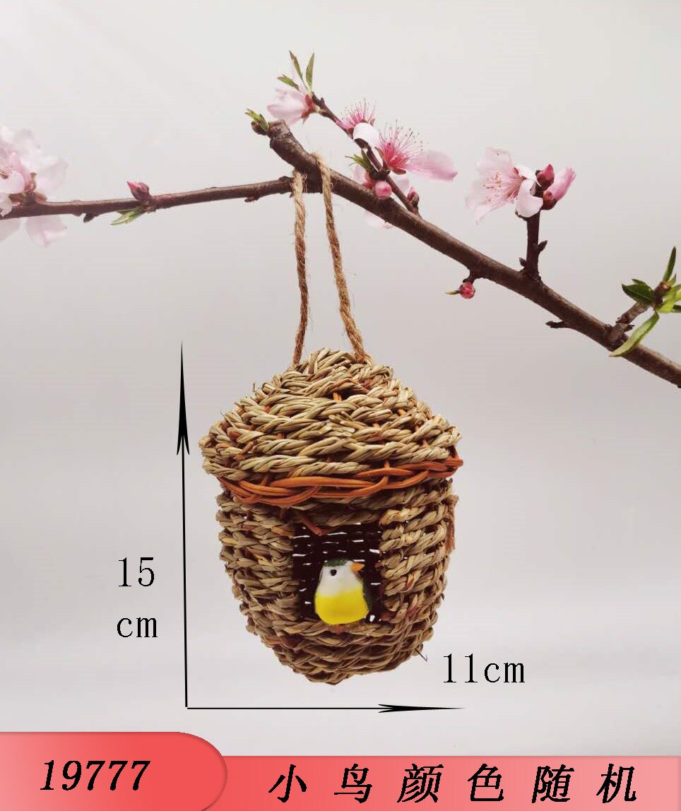 Simulation Bird's Nest Straw Bird's Nest C... – Grandado