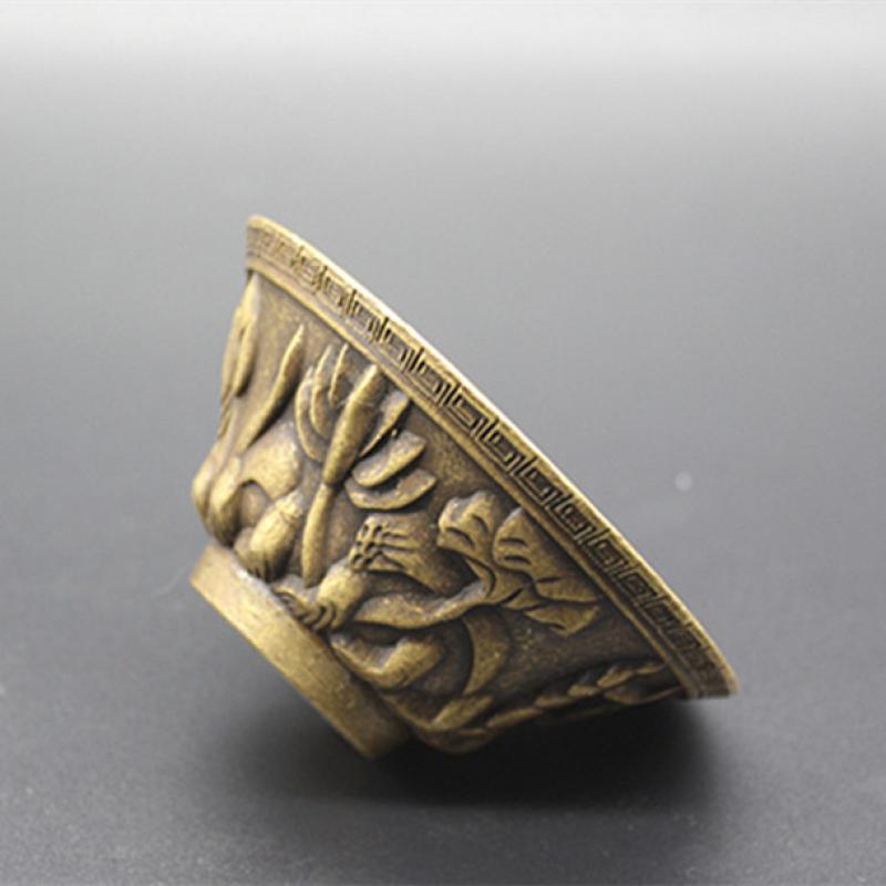 Old Pure Copper Brass Five Fu Lin Chinese Gate Bat... – Grandado