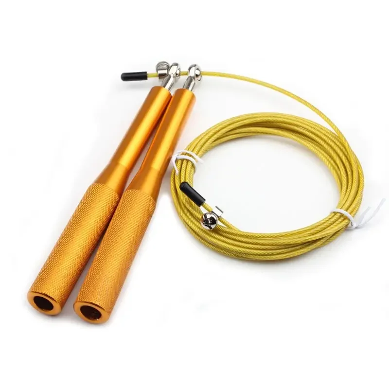 High Fast Speed Rope Wire Rope Jump Skipping Black... – Grandado