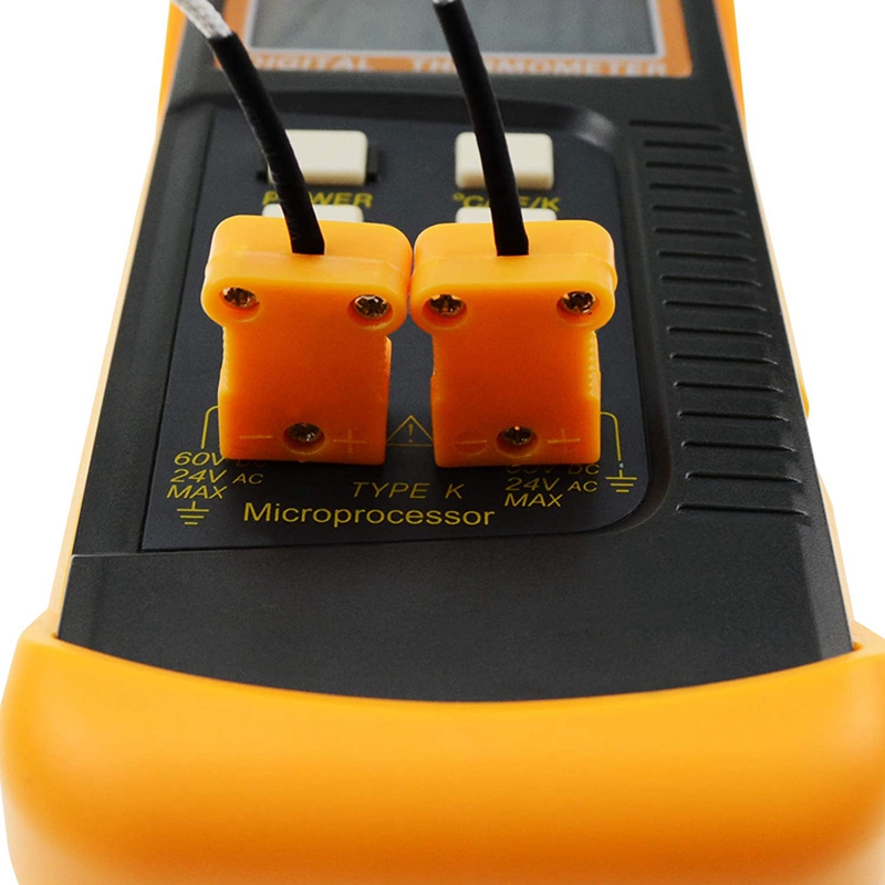Dual Channels K-Type Thermometer Thermocouples Han... – Grandado