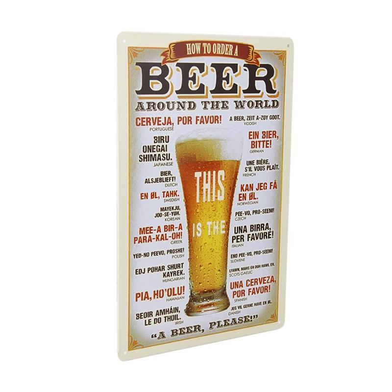 Retro Beer Brand Whiskey Metal Poster Wall Art Pai... – Grandado
