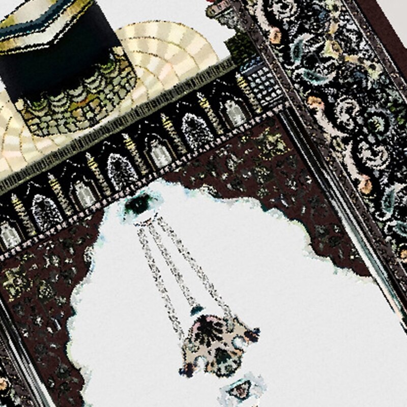 80x120cm Soft Muslim Prayer Carpet Islamic Prayer ... – Grandado