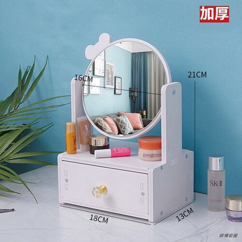Make up mirror desktop net red dressing mirror bed... – Vicedeal