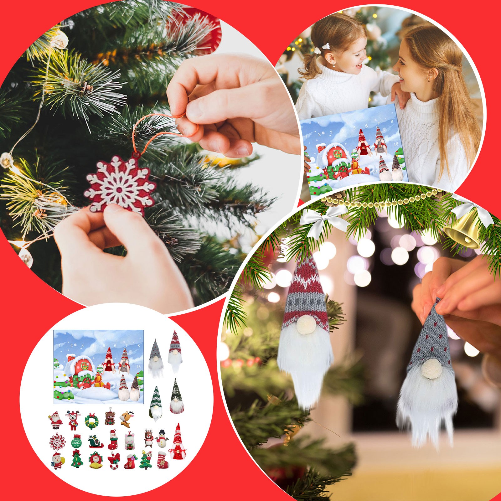 Kerstmis 2025 Adventskalender Leuke Gnome 24 Dagen... – Vicedeal