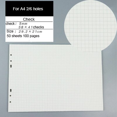 Horizontal 6 / 2 Ring A4 Paper, Landscape A4 noteb... – Vicedeal