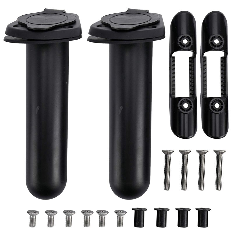 Kayak Deck Fishing Rod Holder Mount with Cap Cover... – Vicedeal
