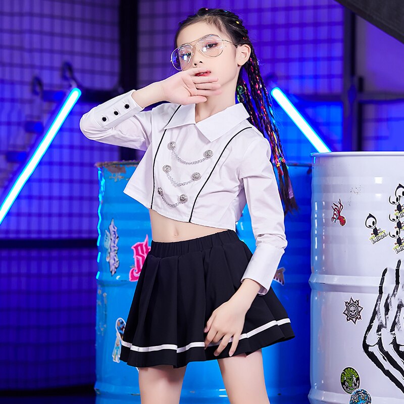 College Style Girl JK Suit Children Jazz Dance Cos... – Grandado