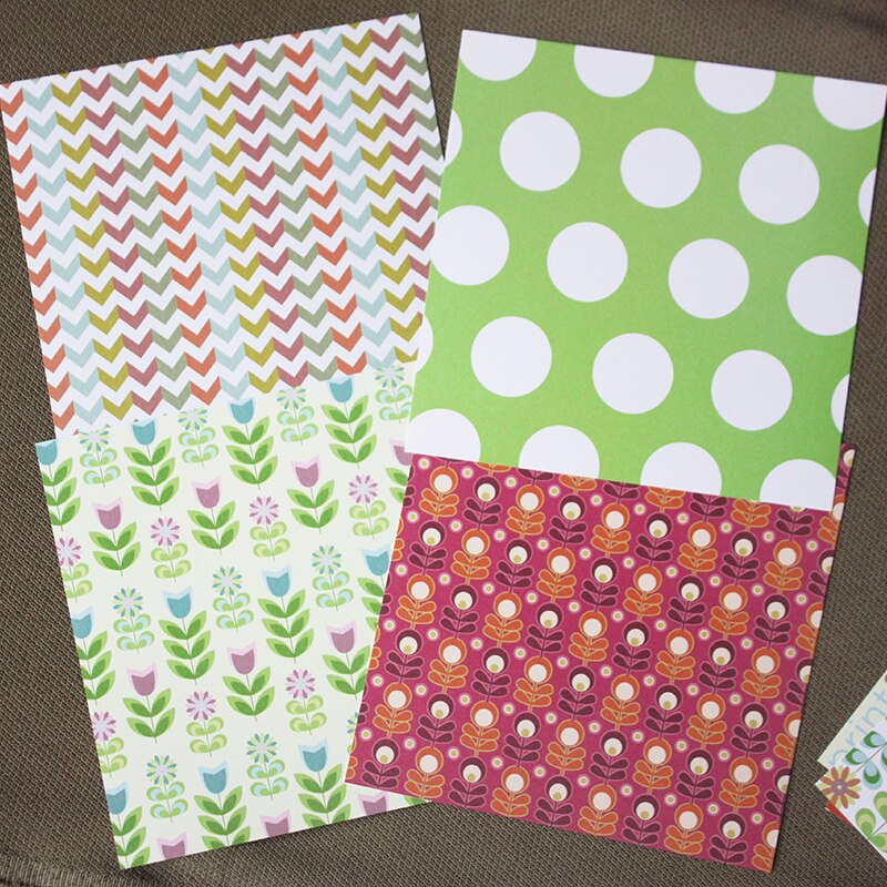 24 sheets 6"X6" Spring patterned paper Pad Scrapbo... – Vicedeal