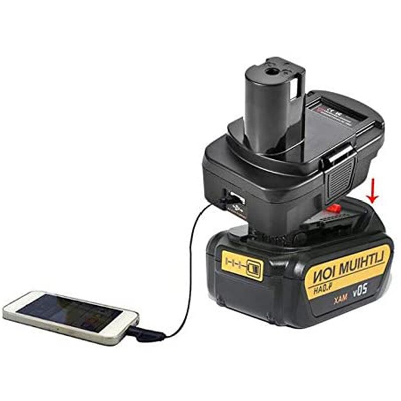 DM18RL Battery Converter Adapter USB DM20ROB For R... – Grandado