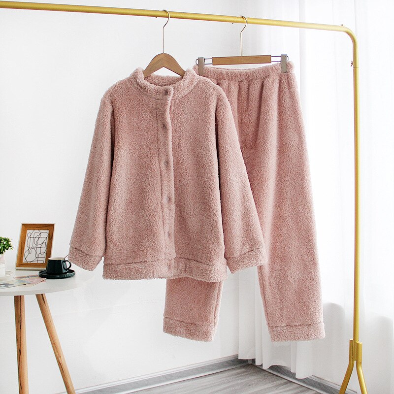 Winter keep warm couple pajamas sets women and men... – Grandado