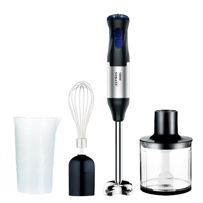 5 Speeds 1000W Electric Blender 4 in 1 Food Mixer ... – Grandado