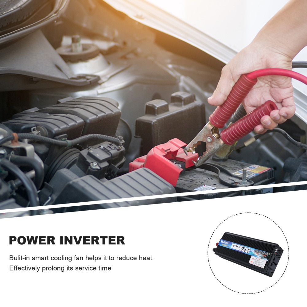 2000W Auto 24V Dc Naar 220V Ac Converter Auto Voed... – Vicedeal