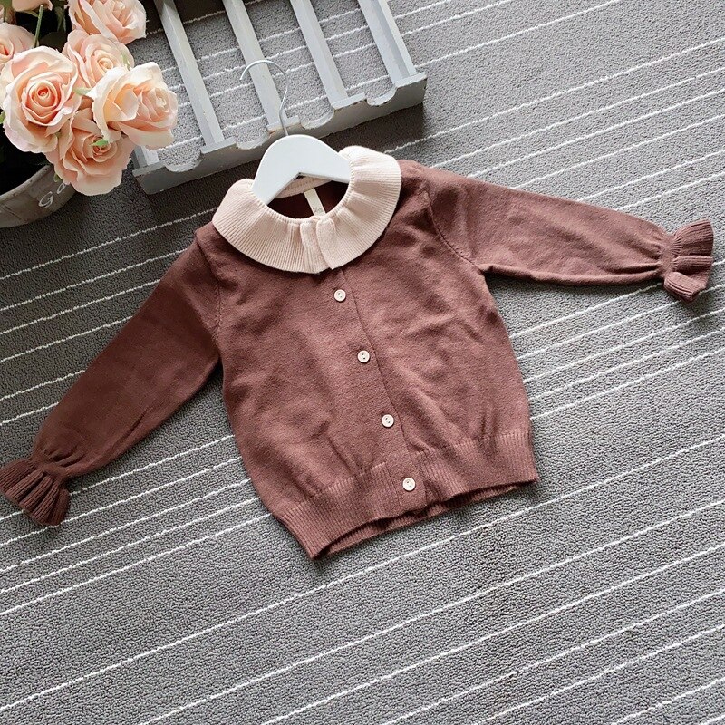 Autumn Kids Girls Cardigan Cute Children Sweater T... – Grandado