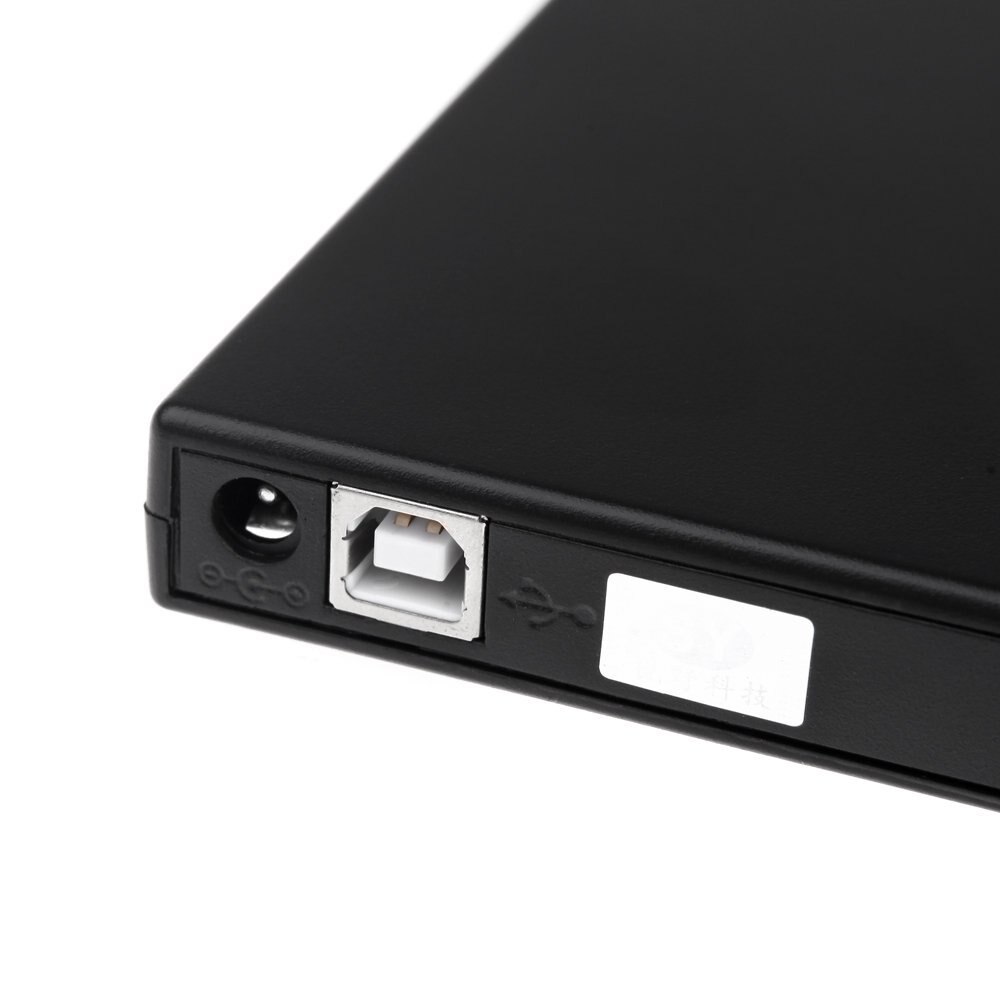 Usb 2 0 External Slim Portable Optical Disc Drive Grandado
