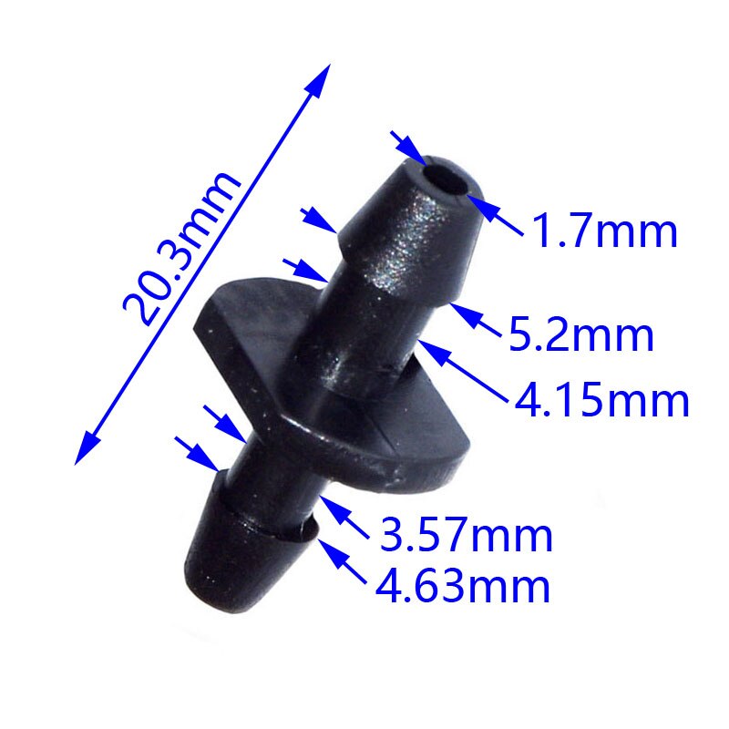 Drypvanding med modhager 1/8 " pil drypstik 1 vejs... – Grandado