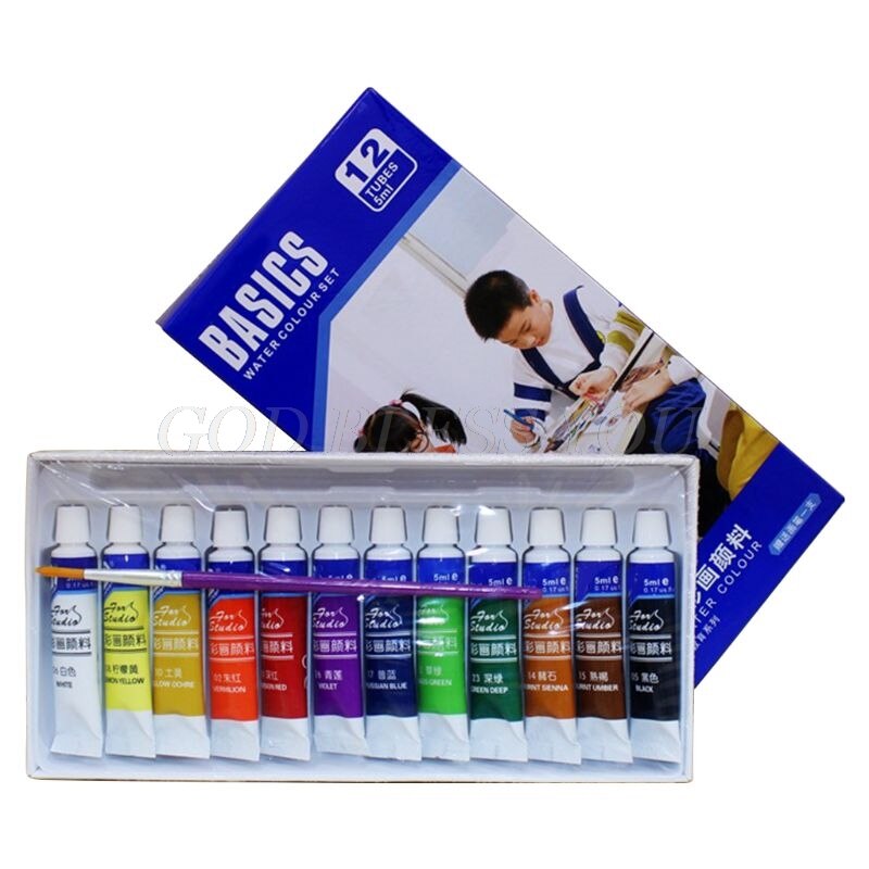 12/18/24 Kleuren 5Ml Tube Aquarel Verf Set Art Sch... – Vicedeal
