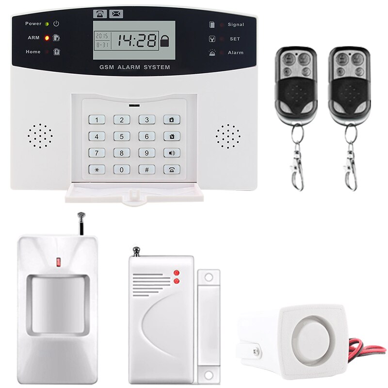 Saful LCD Display Home Security Wireless GSM Alarm... – Grandado