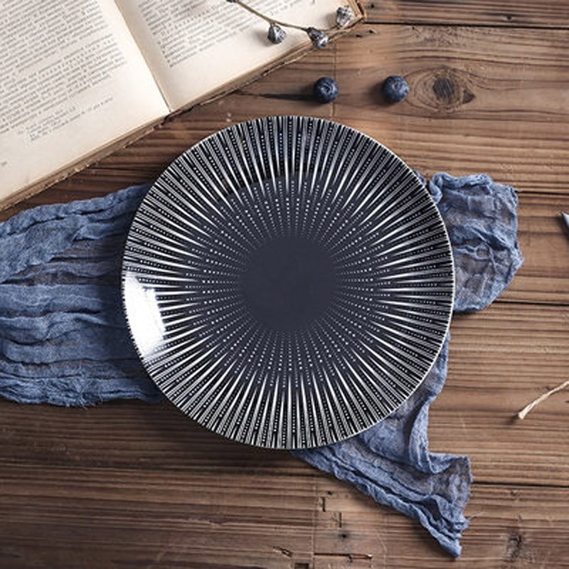 FANCITY Nordic ins style ceramic plate flat plate ... – Vicedeal