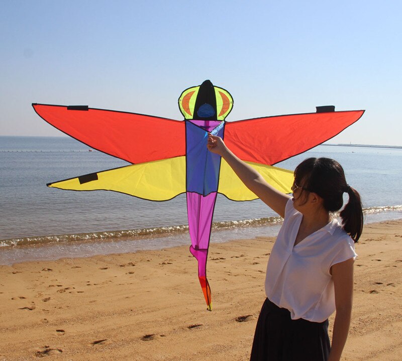 Dragonfly kite colorful animal kite single line ki... – Grandado