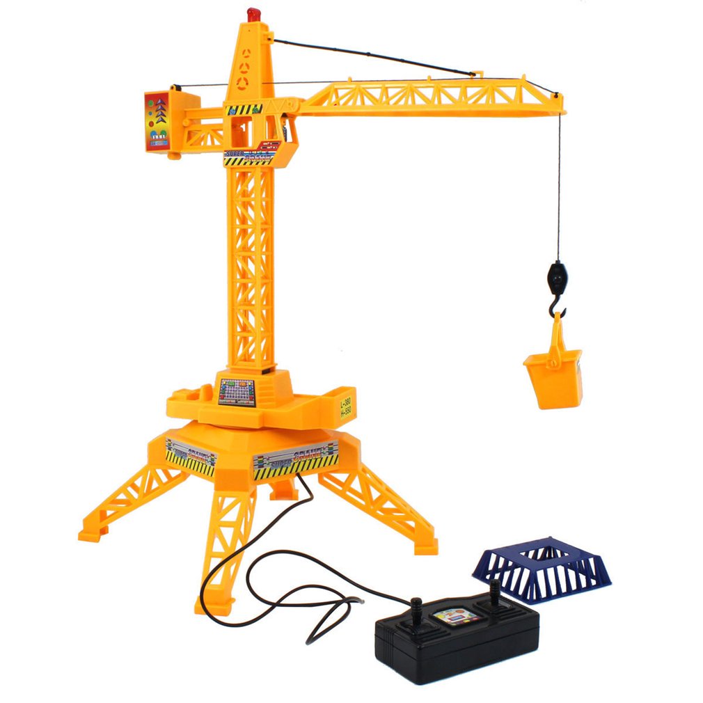 Children Tower Crane Electric Remote Control Wirel... – Grandado