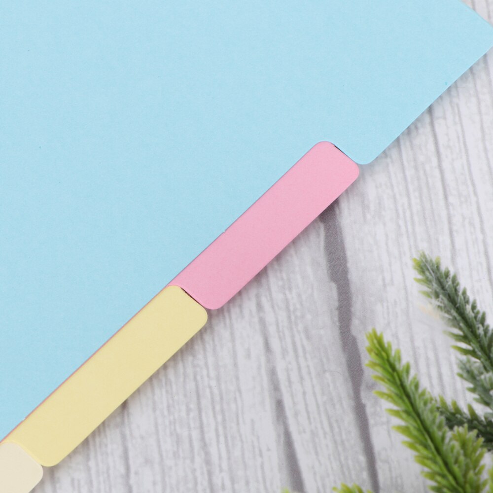 Tab Dividers Colorful 6-Holes 5 Colors Index Divid... – Vicedeal