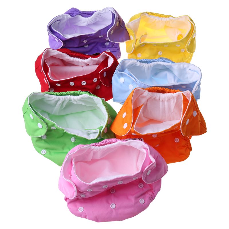 77HD Set Van 7Pcs Wasbare Baby Doek Luier Verstelb... – Vicedeal