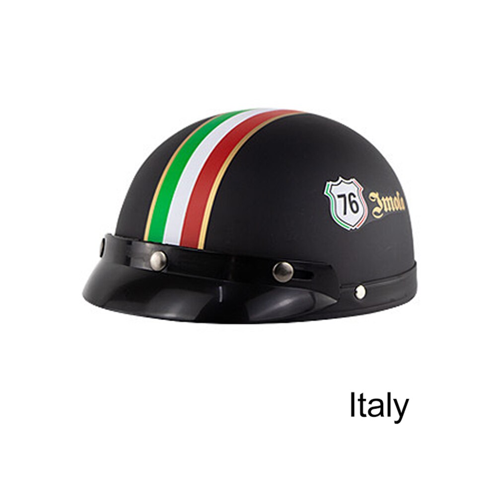 Vintage Motorhelm Open Gezicht Retro Half Helmen M... – Vicedeal