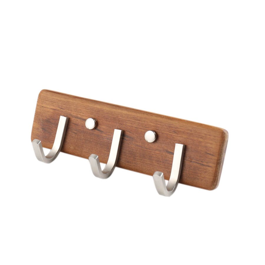 Wall Robe Hook 3 Towel Coat Hook Clothes Wood Hang... – Grandado