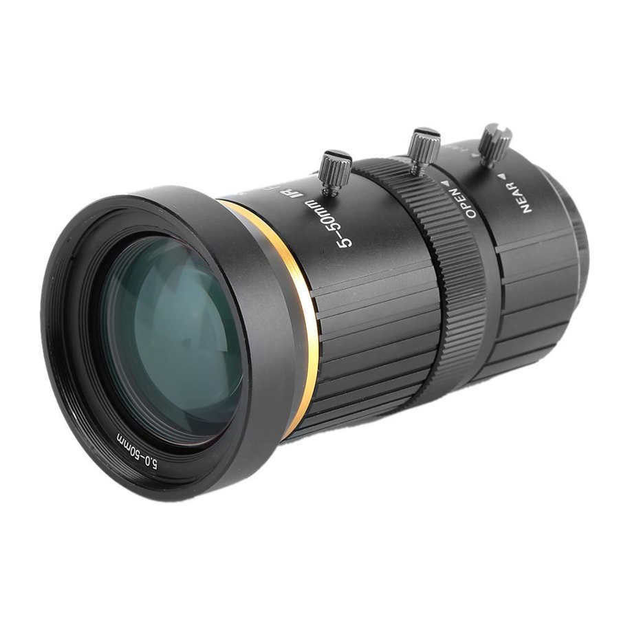 5-50mm 3MP CS-Mount Zoom Lens Manual Aperture Lens... – Grandado